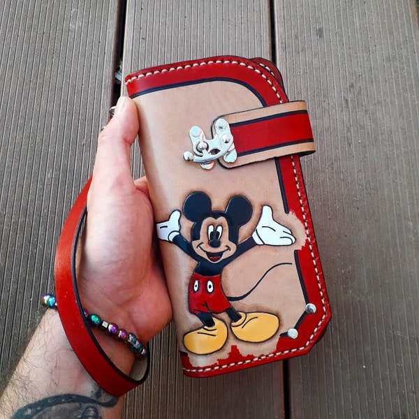 Mickey Mouse Mens Wallet - Etsy
