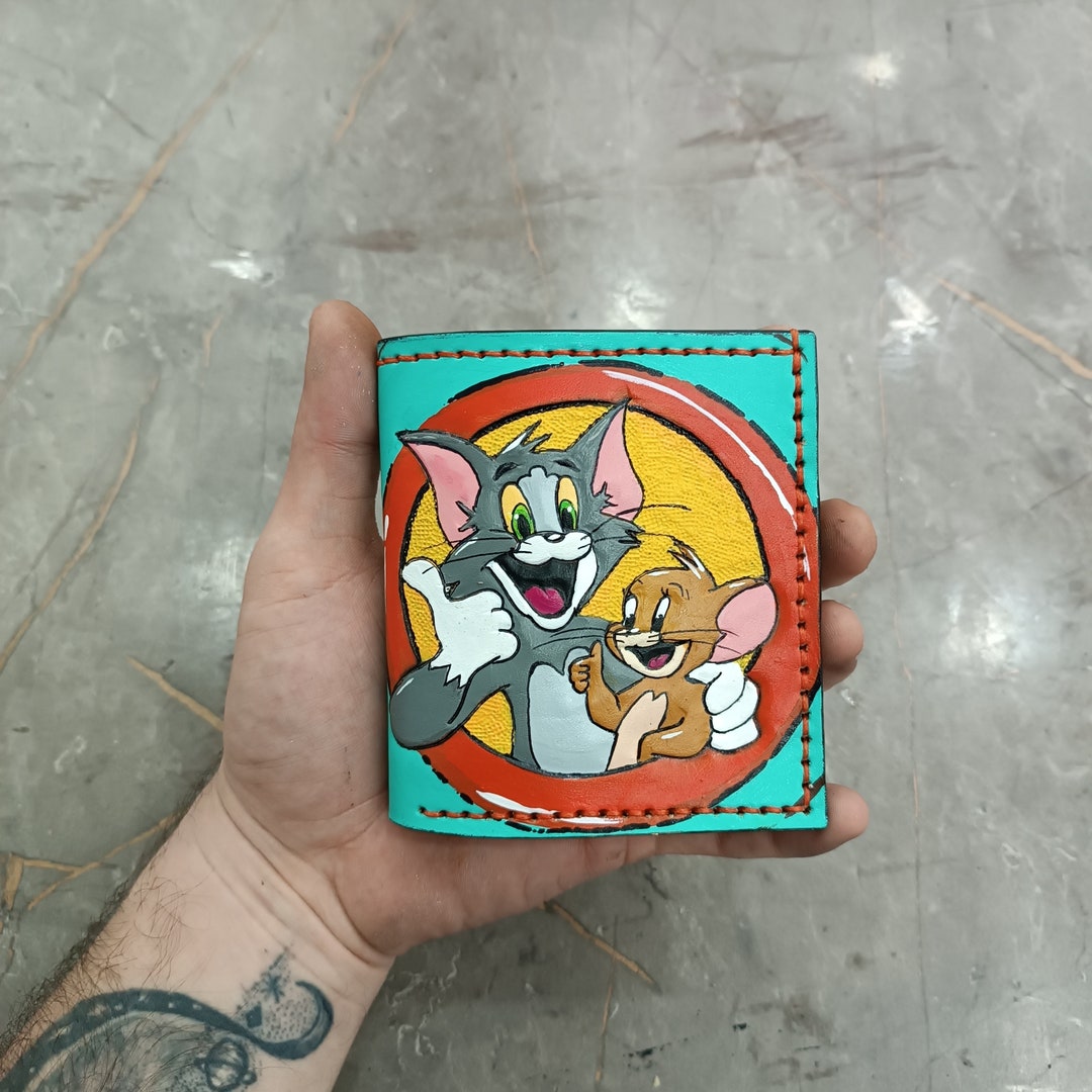 Tom and Jerrys, Small Womens Wallet, Bifold Minimalist Wallet, Comic ...