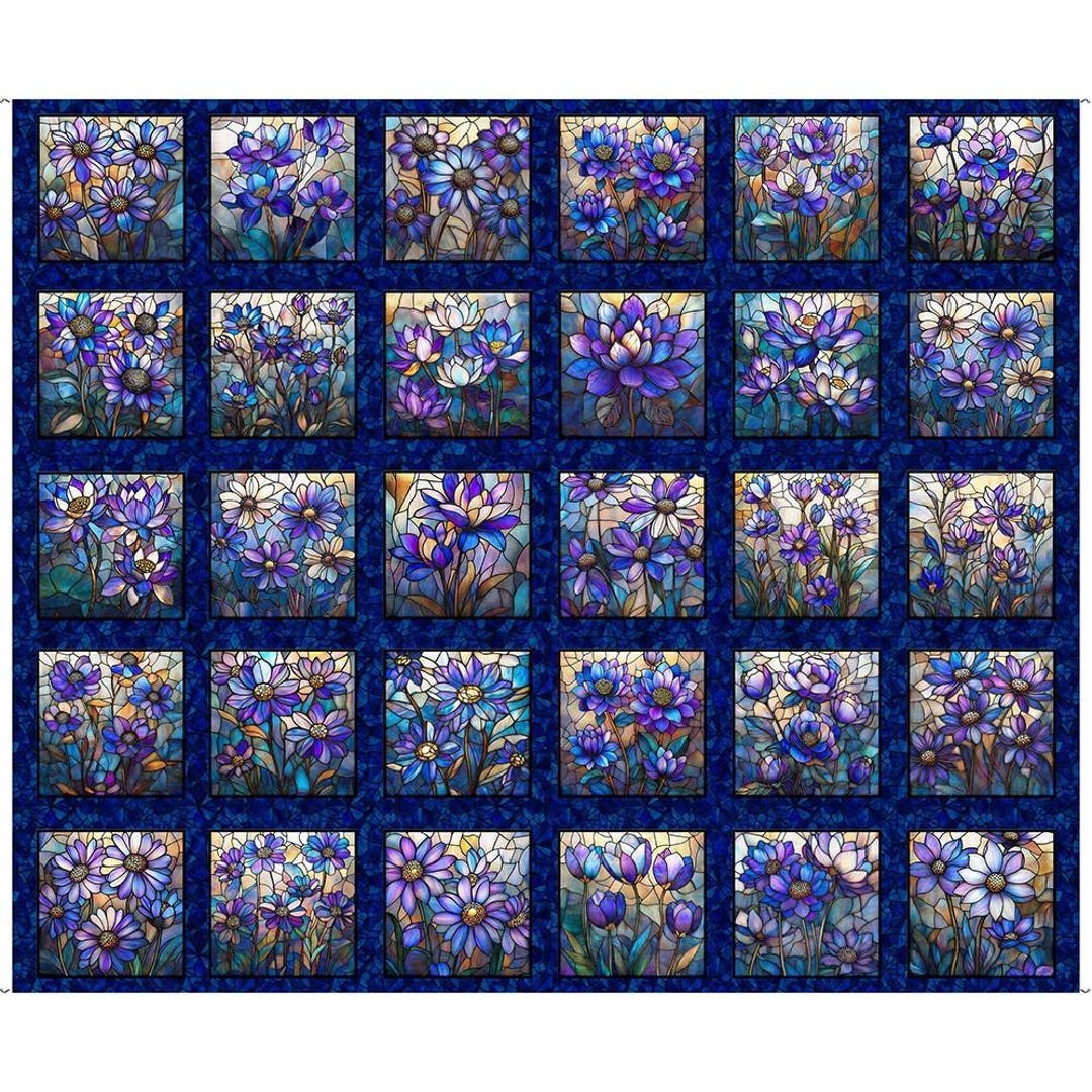 Mosaic Blooms Panel 31483-K by Dan Morris for QT Fabrics - Etsy