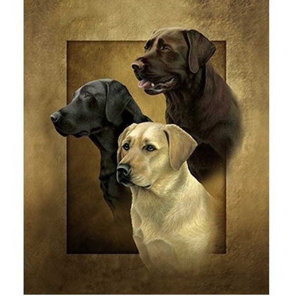 Lab Quilt Panel - Etsy