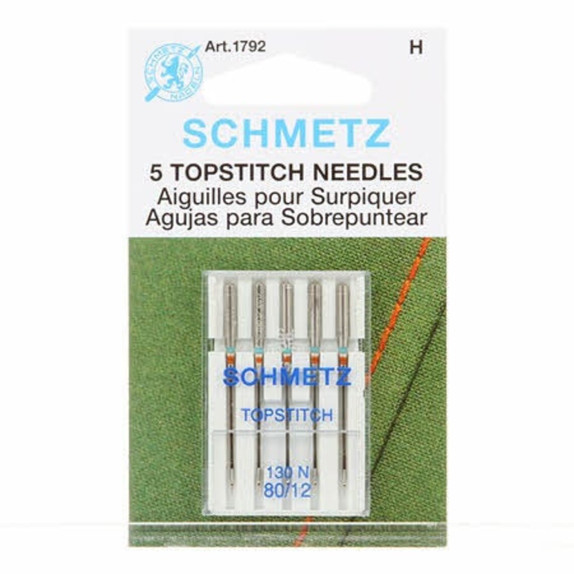 TOPSTITCH Schmetz Sewing Machine Needles - Pack of 5 - Etsy