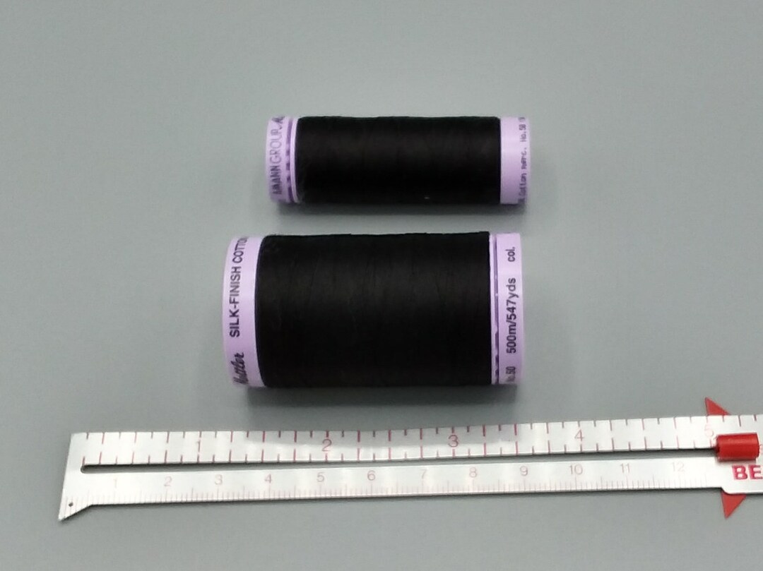 Black 100% Cotton Quilting Thread Color #4000 - Etsy