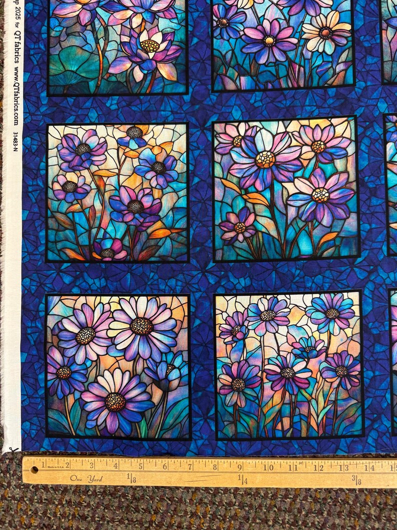 Mosaic Blooms Panel 31483-K by Dan Morris for QT Fabrics - Etsy