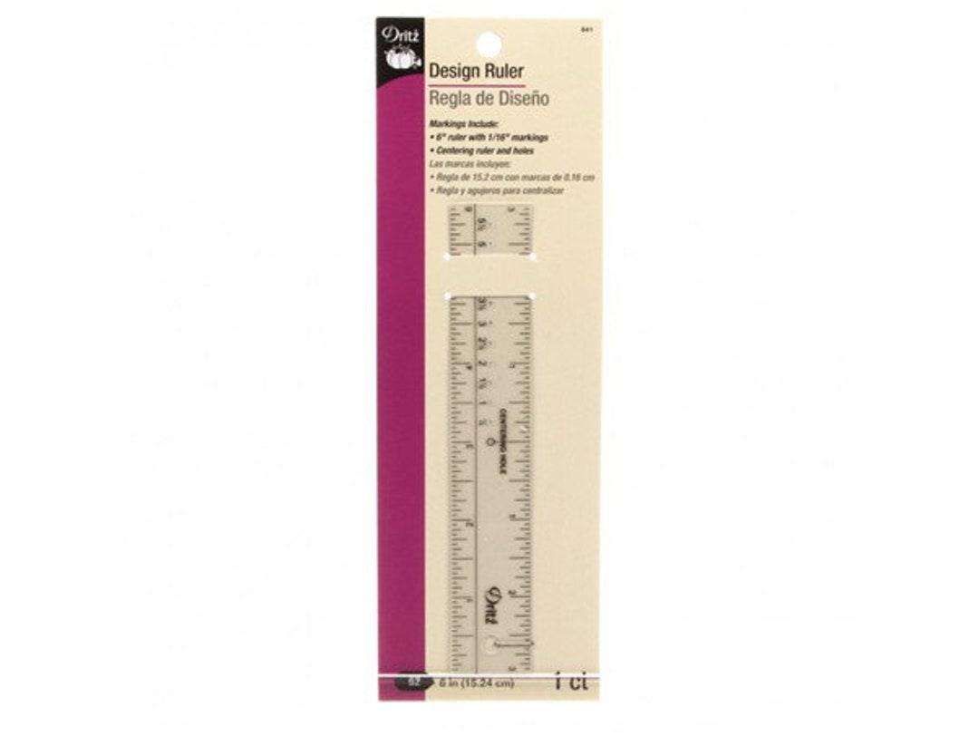 Dritz Plastic Centering Design Ruler - Etsy