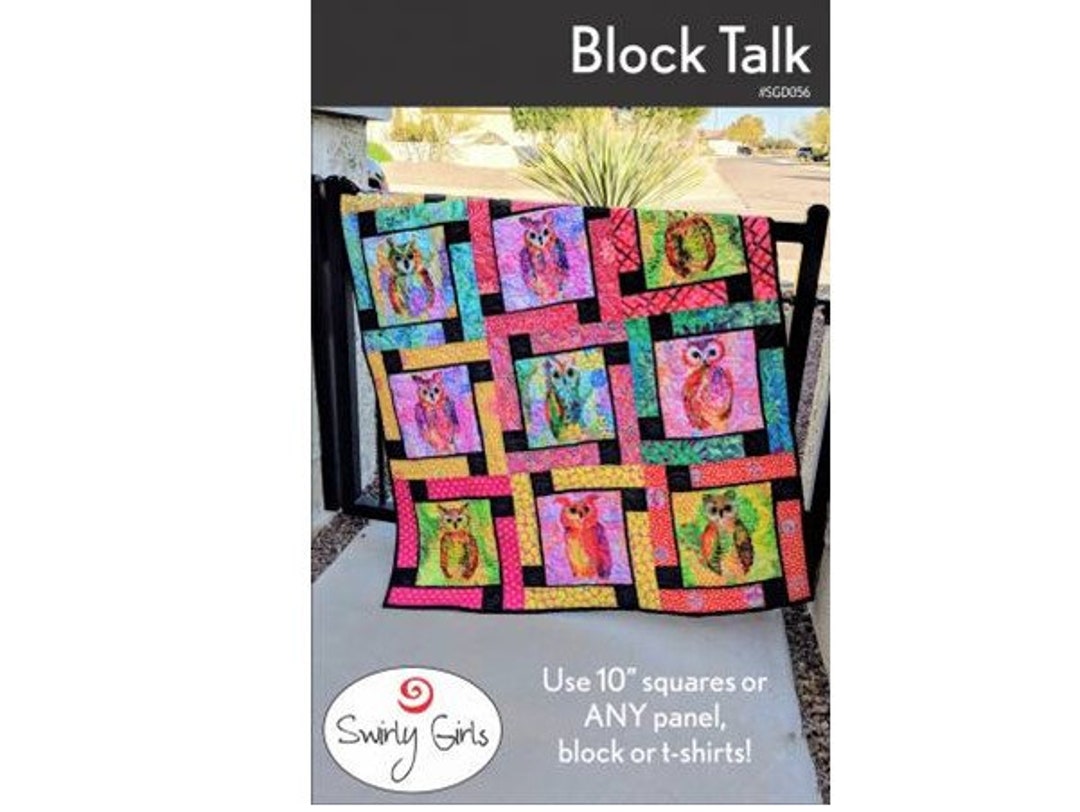 Block Talk Quilt Pattern - Etsy
