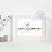 Welcome, Print, Digital Print, Digital Download, Printable, Family ...