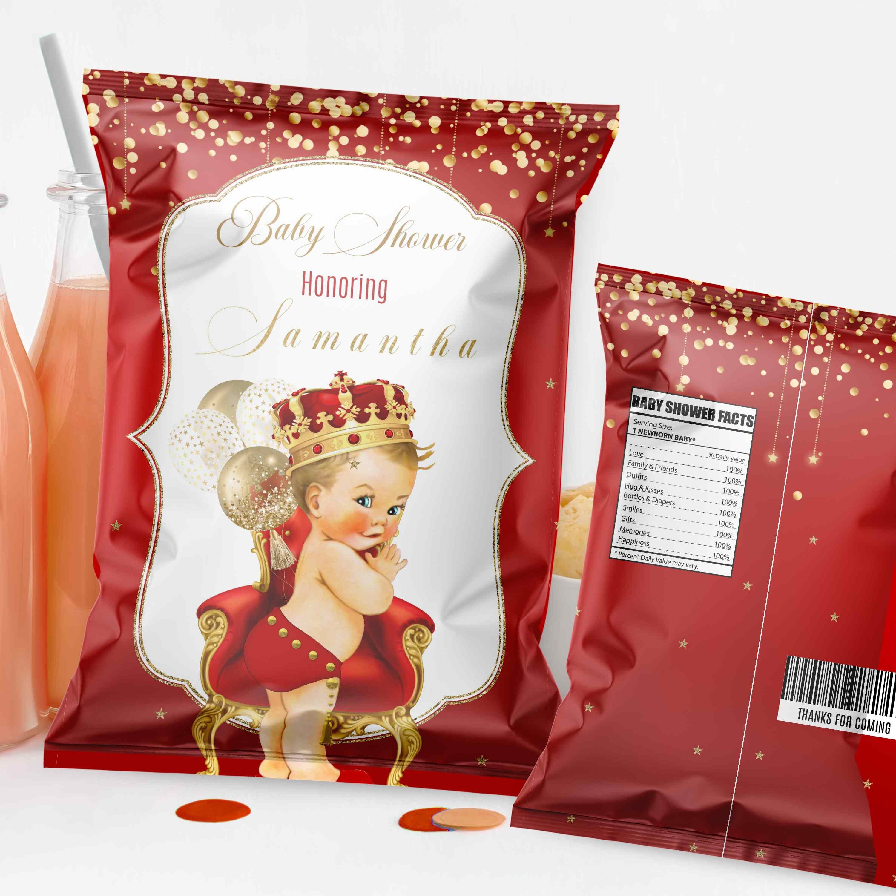 Royal Prince Chip Bags, Little Prince Chip Bags, Little Prince Red and ...