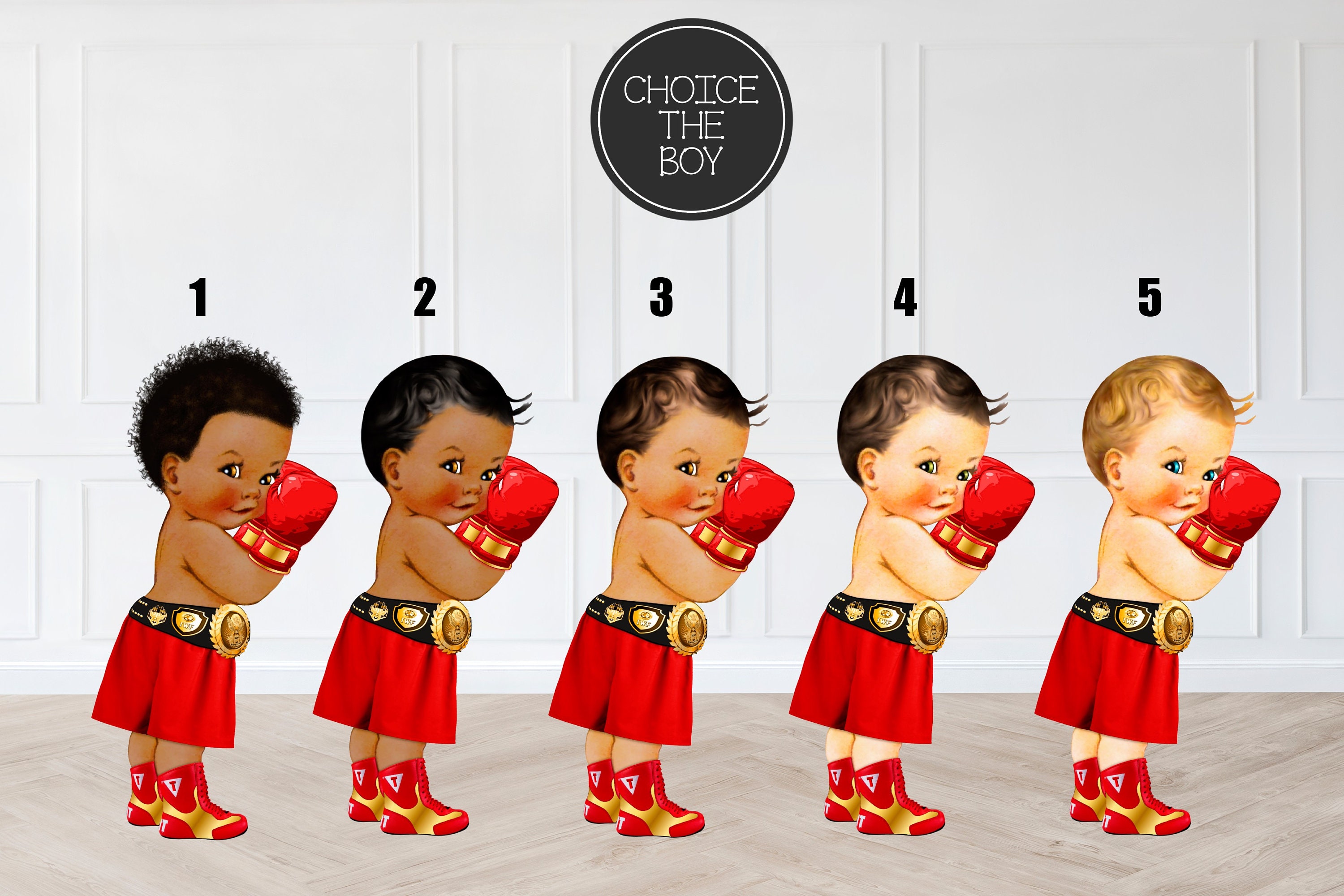 BOXING Baby Shower Invitation, Boxing Invitation, Box Invitation ...