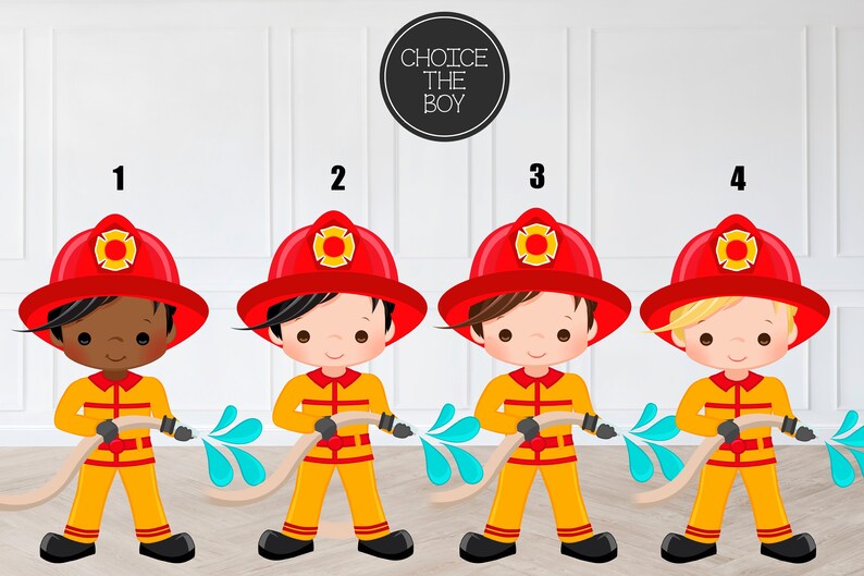 Firefighter Video Invitation, Firetruck Birthday Invitation, Fireman ...