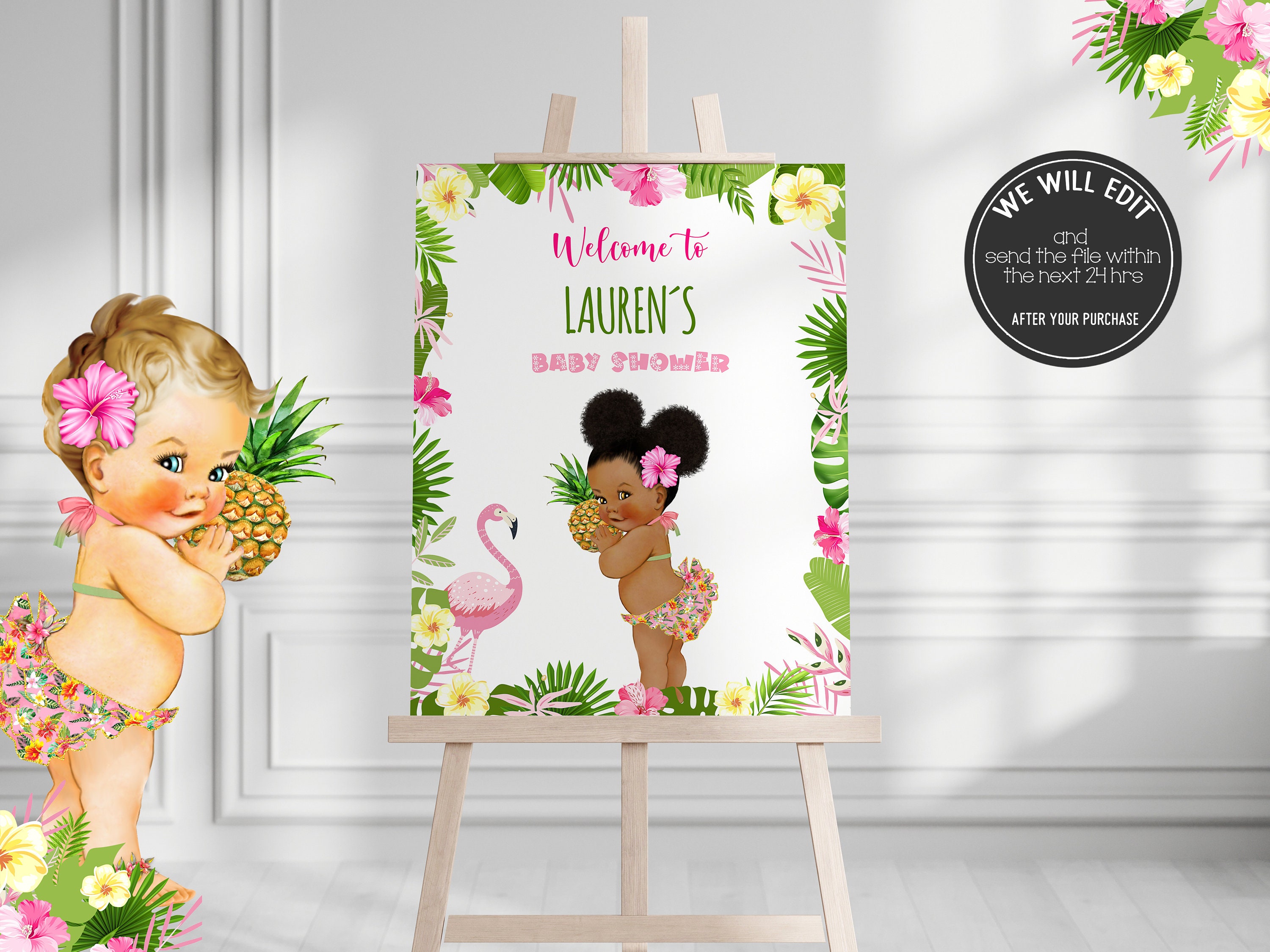 ALOHA Welcome Sign Hawaiian Luau Aloha Party Hawaiian - Etsy