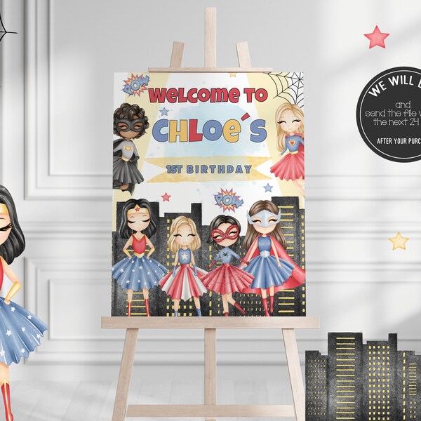 Superhero Welcome - Etsy