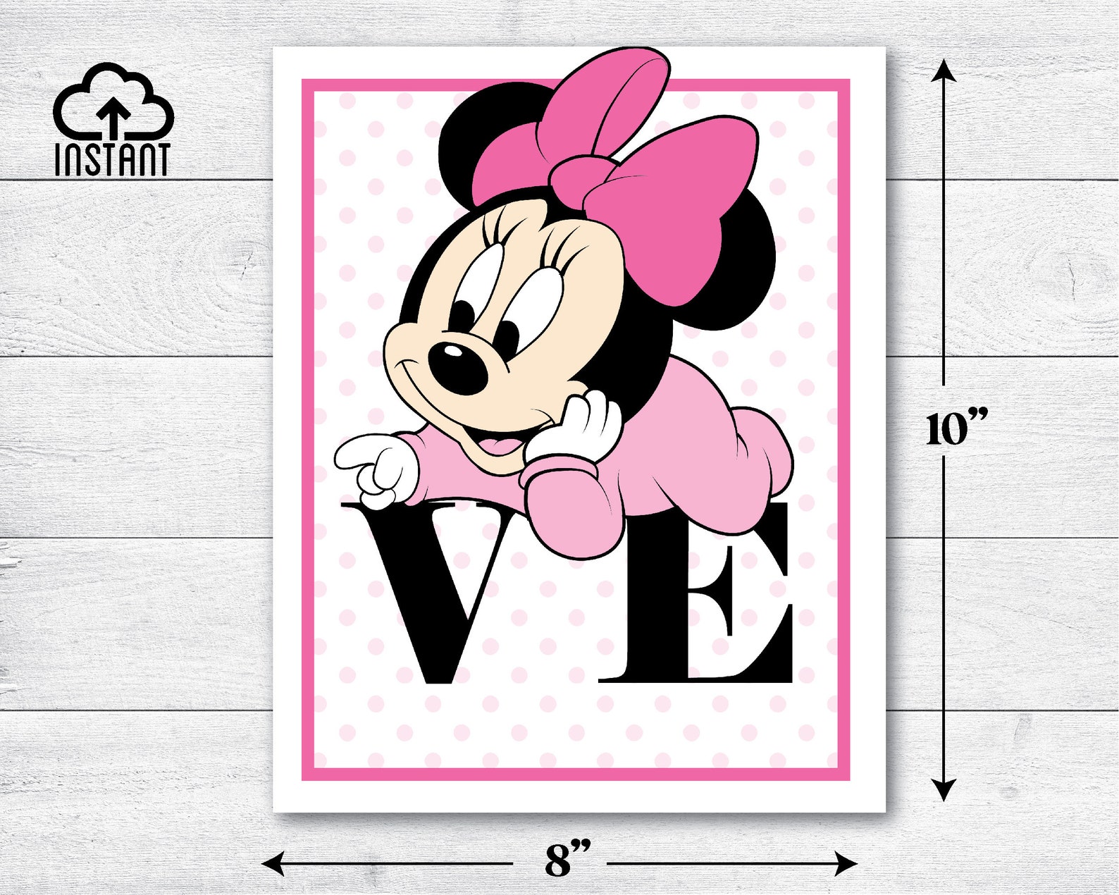 Minnie Mouse Birth Stats - Etsy