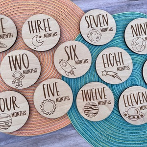 Space Astronomy Astronaut Theme Baby Birth Announcement Hospital Name ...