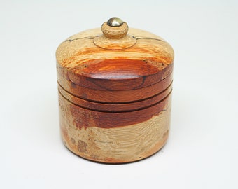 Antique Rare Round Jewelry Box - Etsy