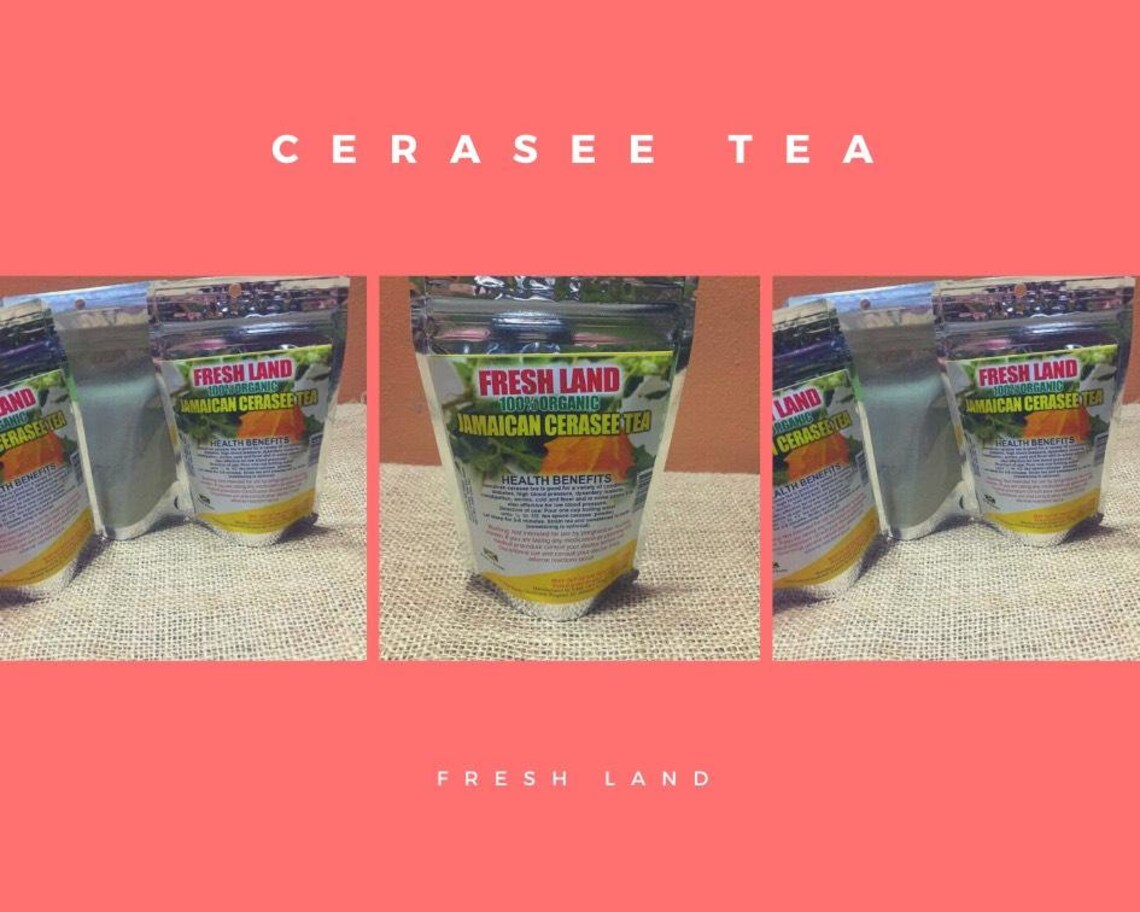 CERASEE TEA powder Jamaican Produce 100% Organic Bitter - Etsy