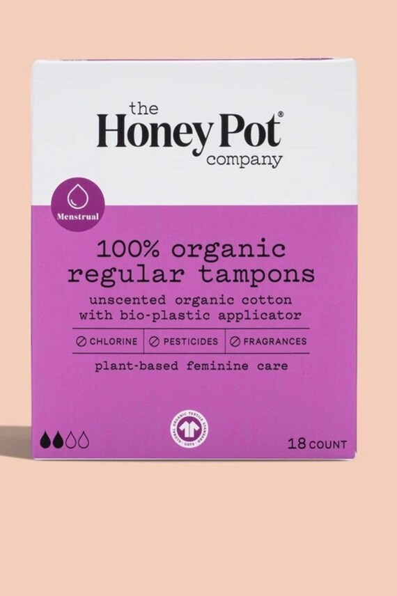 Sale 100% ORGANIC PLANT BASED Regular Tampons Feminine - Etsy