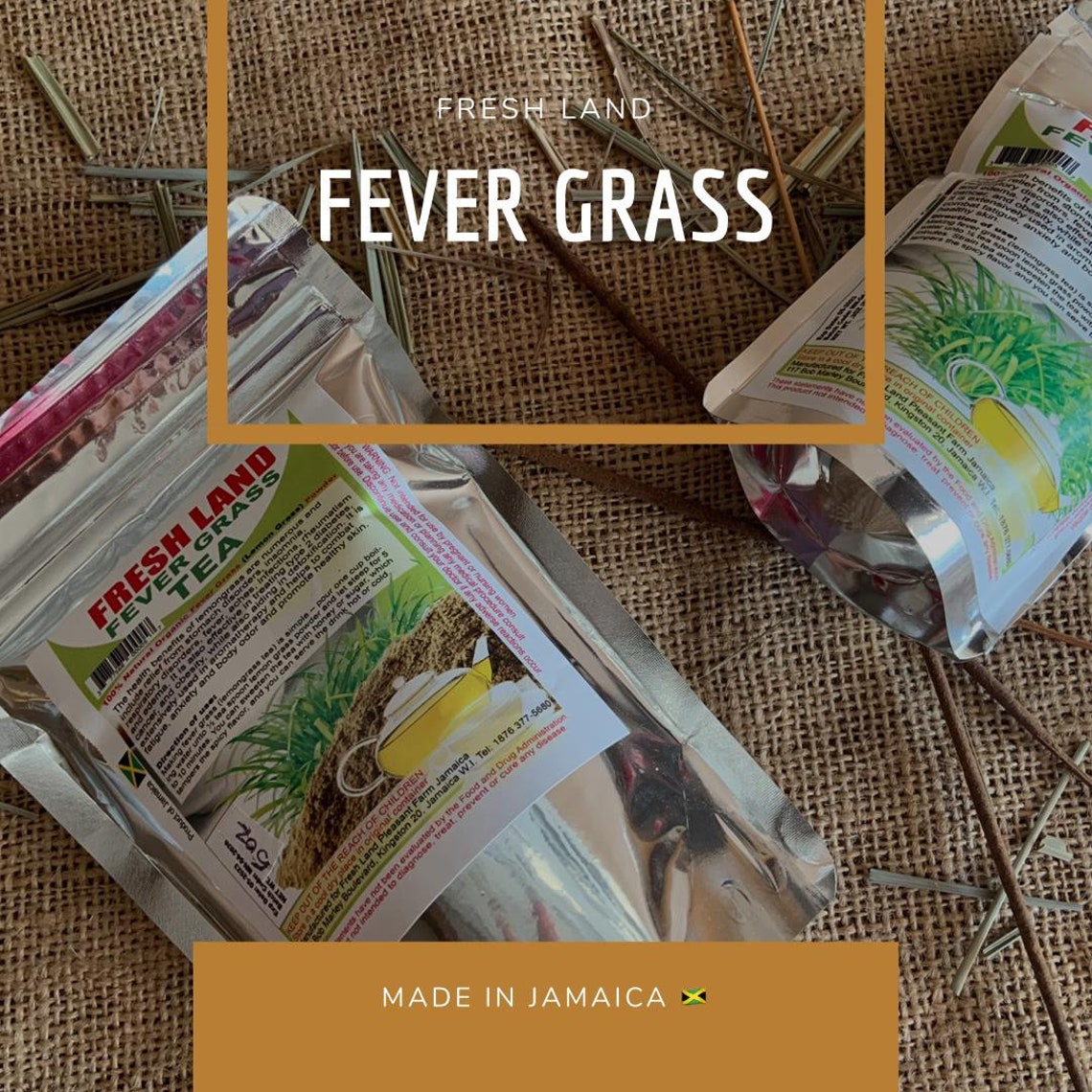 LEMON GRASS / Fever Grass Tea Powder 100% Organic / Lemon | Etsy