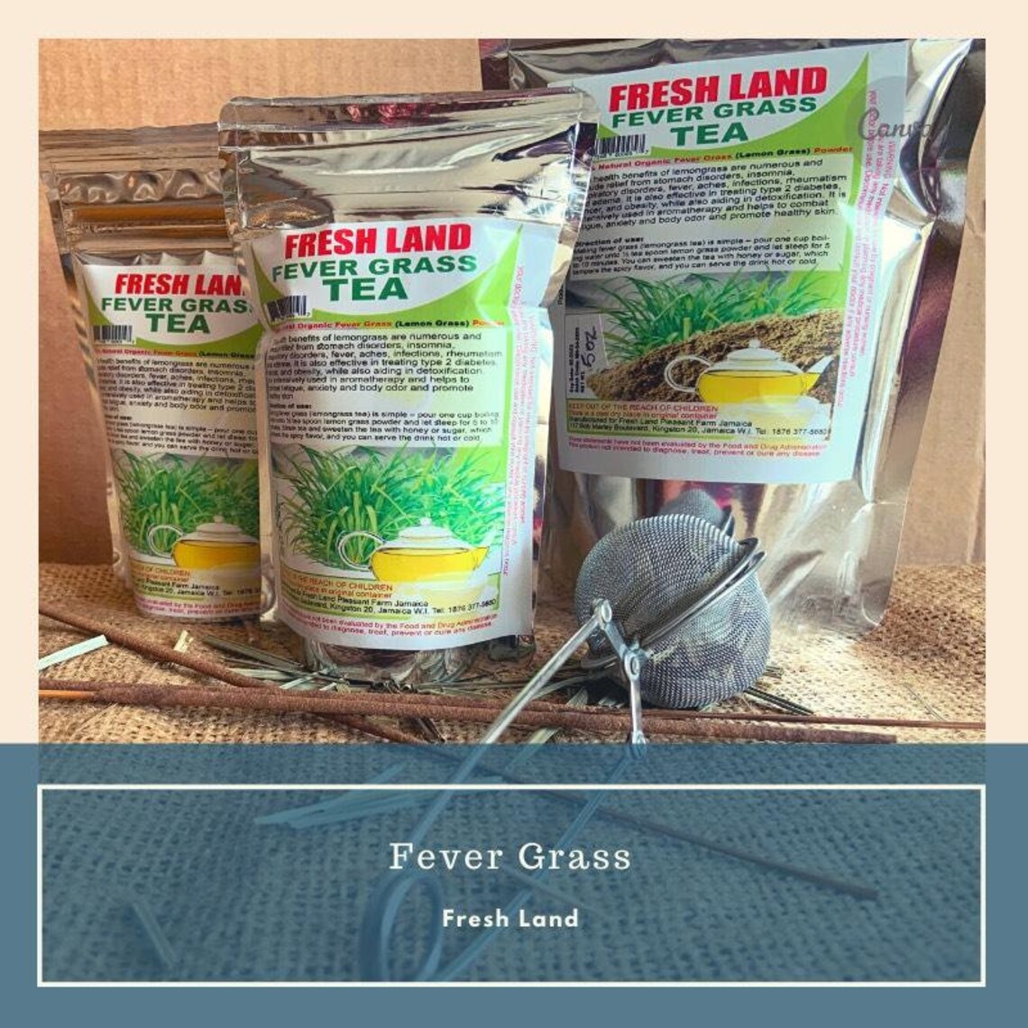 LEMON GRASS / Fever Grass Tea Powder 100% Organic / Lemon | Etsy