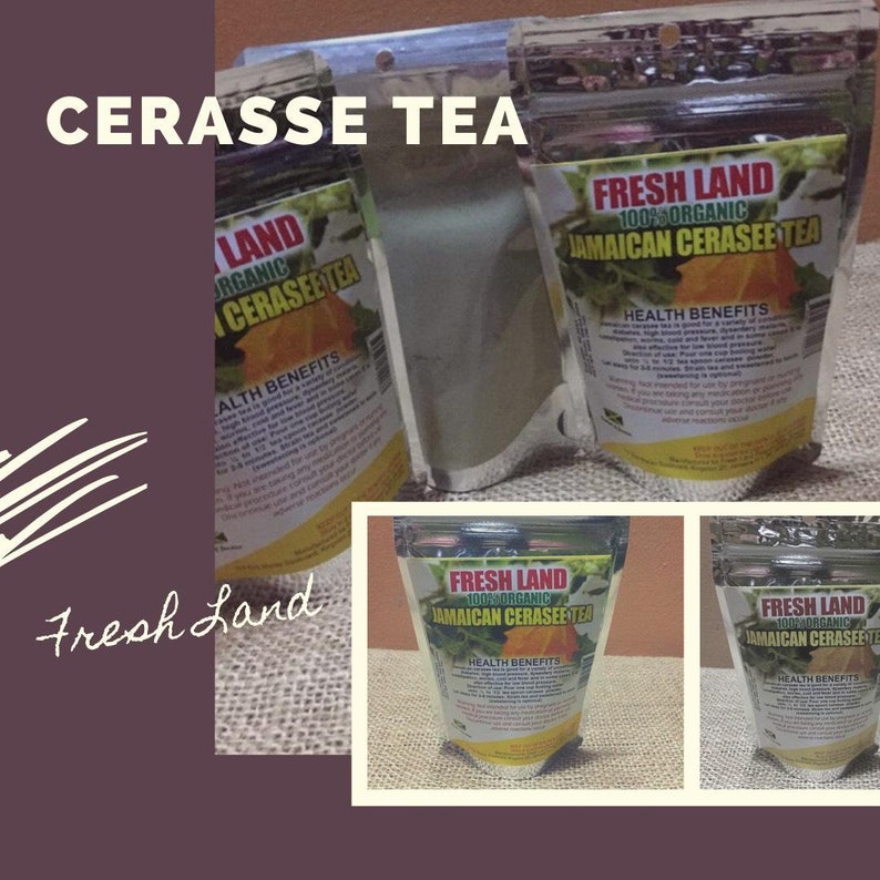 CERASEE TEA powder Jamaican Produce 100% Organic Bitter Melon Momordica ...