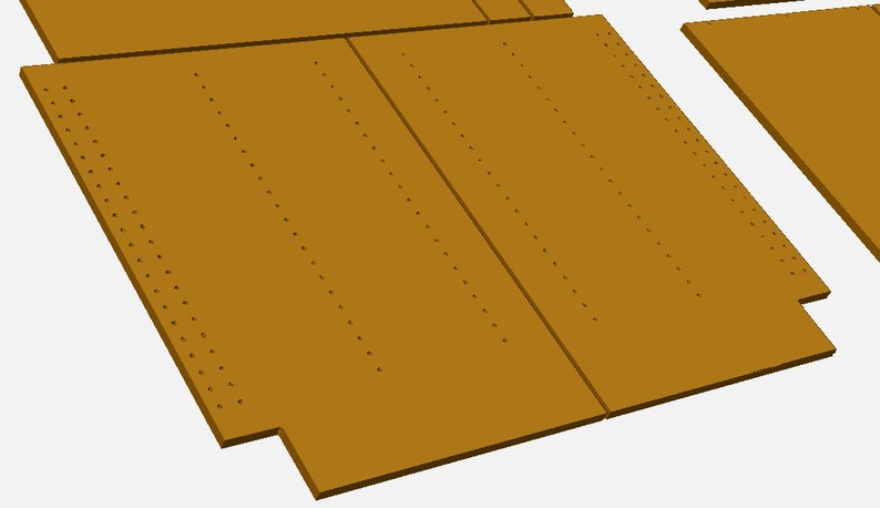 21 Inch Kitchen Lower Base Cabinet Frame, Carcass CNC File Standard ...