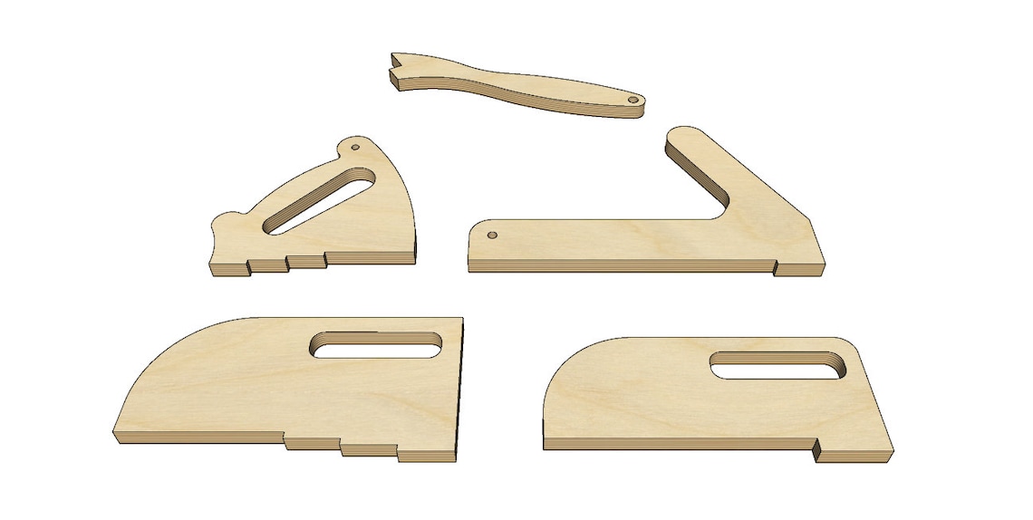 Table Saw Push Stick | Printable Templates | PDF Template | 5 Push ...