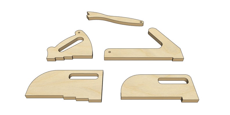 Table Saw Push Stick | Printable Templates | PDF Template | 5 Push ...