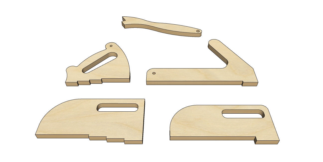 Table Saw Push Stick | Printable Templates | PDF Template | 5 Push ...