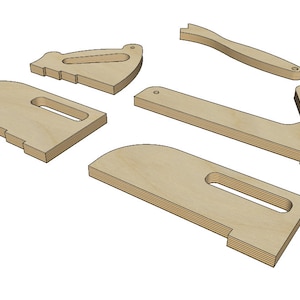 Table Saw Push Stick | Printable Templates | PDF Template | 5 Push ...