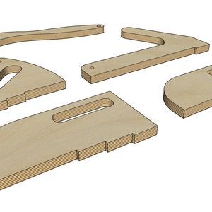 Table Saw Push Stick | Printable Templates | PDF Template | 5 Push ...