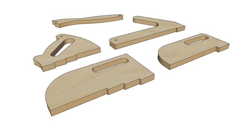 Table Saw Push Stick | Printable Templates | PDF Template | 5 Push ...