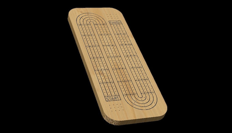 Cribbage Game Board Cut File. Full Set Instant Download for Laser, CNC ...