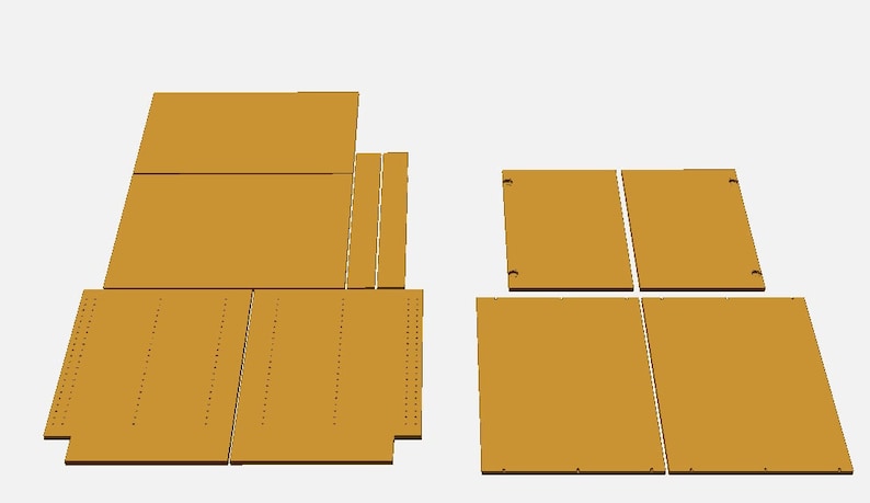 30 Inch Kitchen Lower Base Cabinet Frame Carcass CNC - Etsy