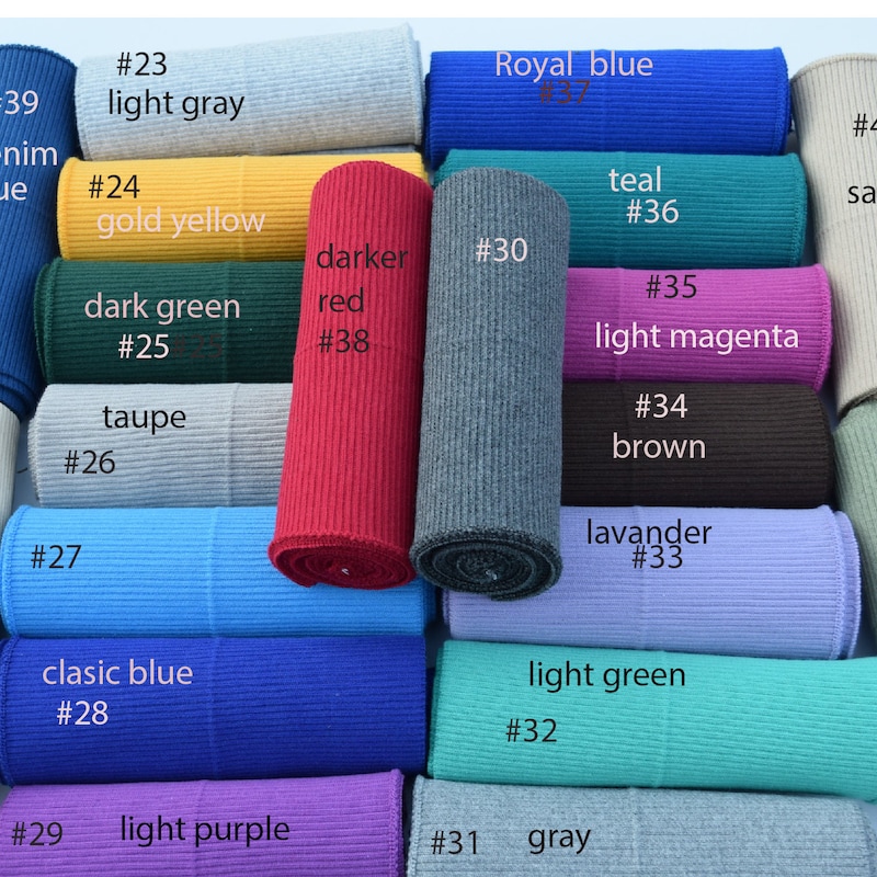 Knit Cuff Ribbing Fabric - Etsy
