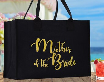 Mother of the Bride Personalized Wedding Tote Bags - Etsy