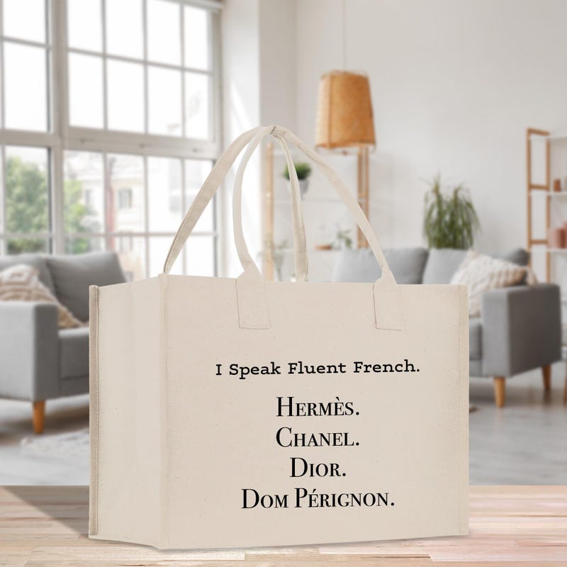 French Tote Bag - Etsy