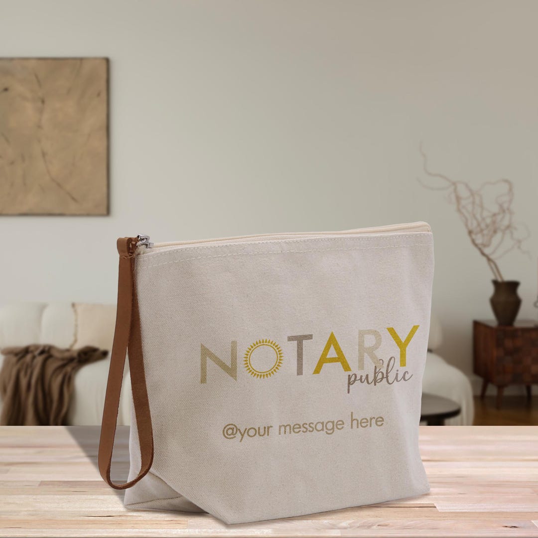 Personalization Notary Pouch With Message Custom Expert Signing ...