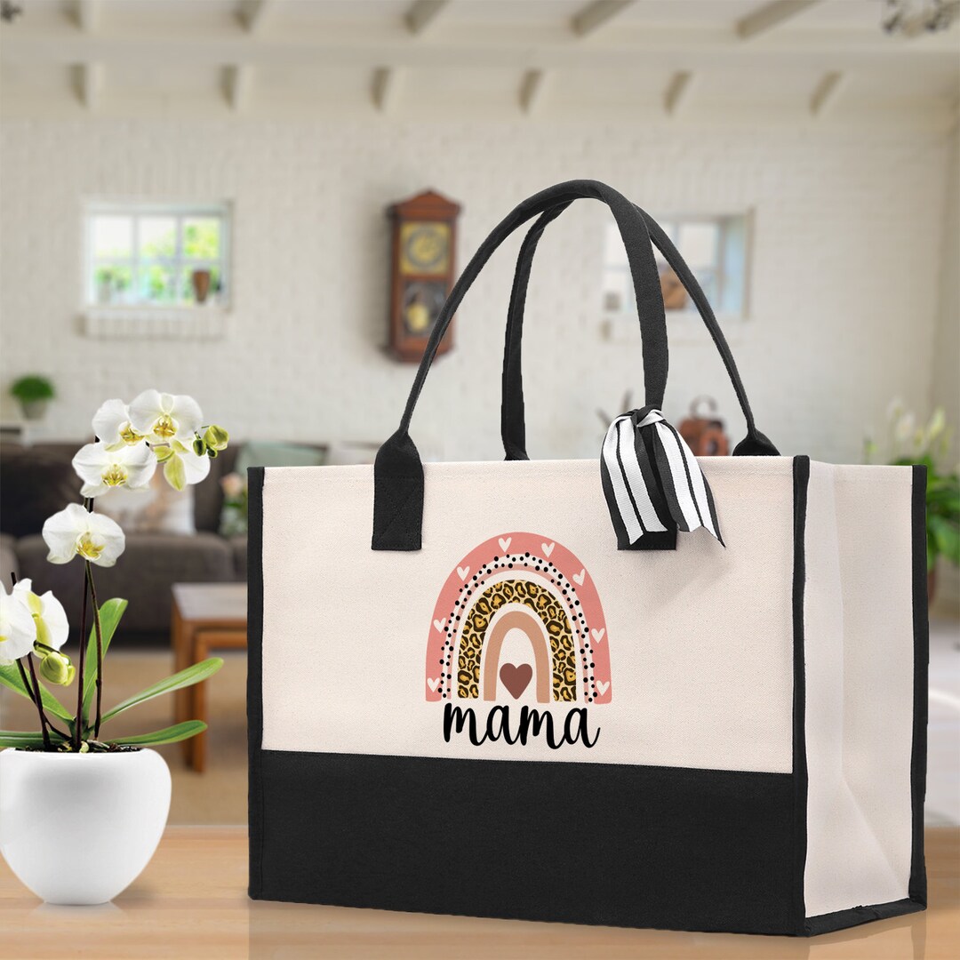 Mom Tote Bag Mama Tote Mom Stuff Bag Mommy Bag Dog Mom Gift - Etsy