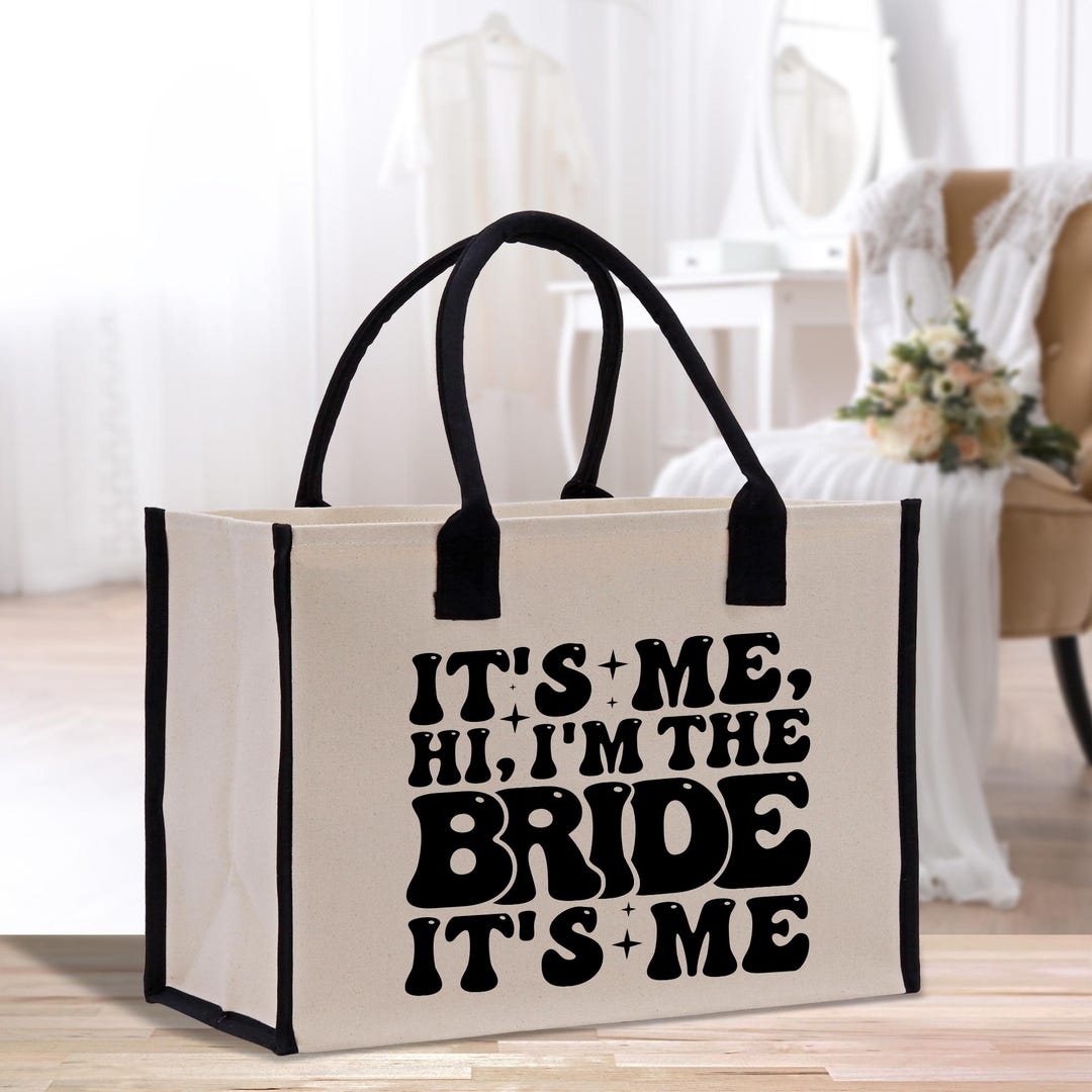Bride Canvas Tote Bag, Honeymoon Weekender, Bridal Gift - Etsy
