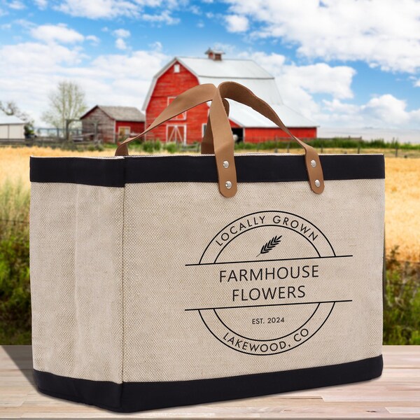 Farmers Market Tote - Etsy