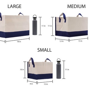 Personalized Canvas Storage Tote Bag Nursery Storage Towel Storage Kids ...