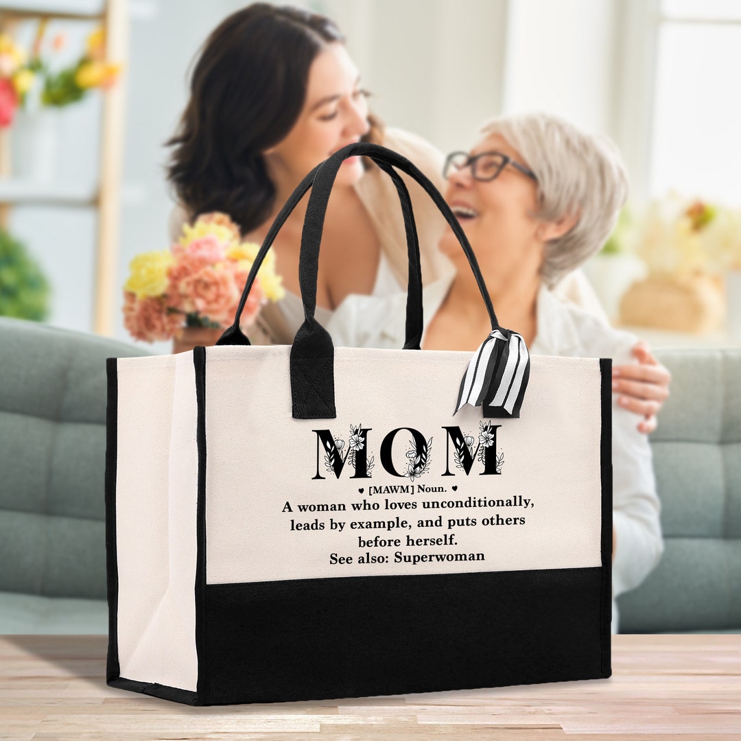 Mom Tote Bag Mama Tote Mom Stuff Bag Mommy Bag Dog Mom Gift Dog Mom Bag ...