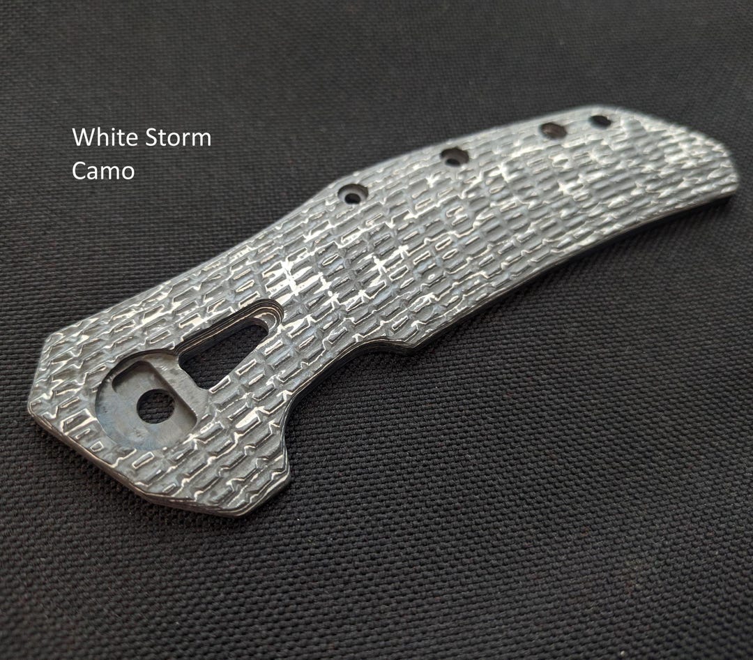Zero Tolerance ZT 0308 Custom Carbon Fiber G10 Scale for a Folding ...