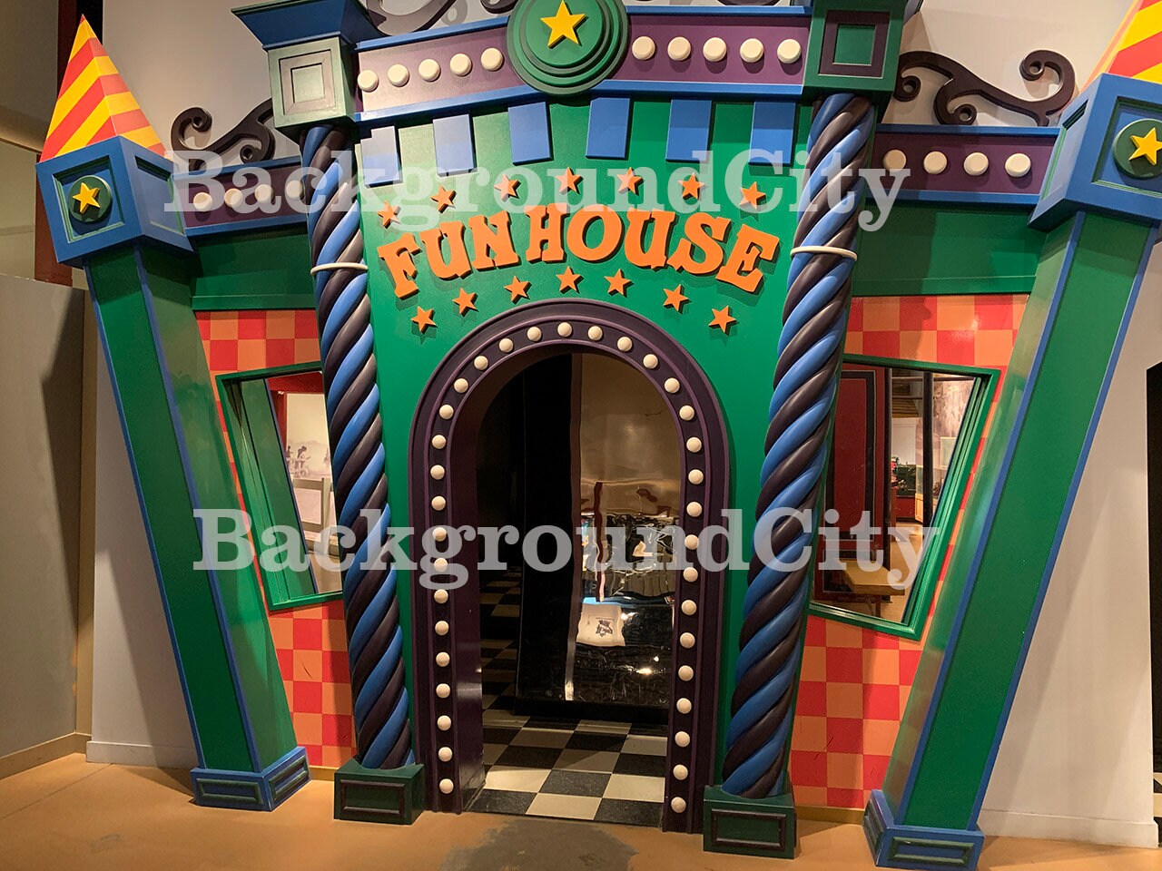 Digital Download Backdrop Background Fun House Photo Photoshop ...