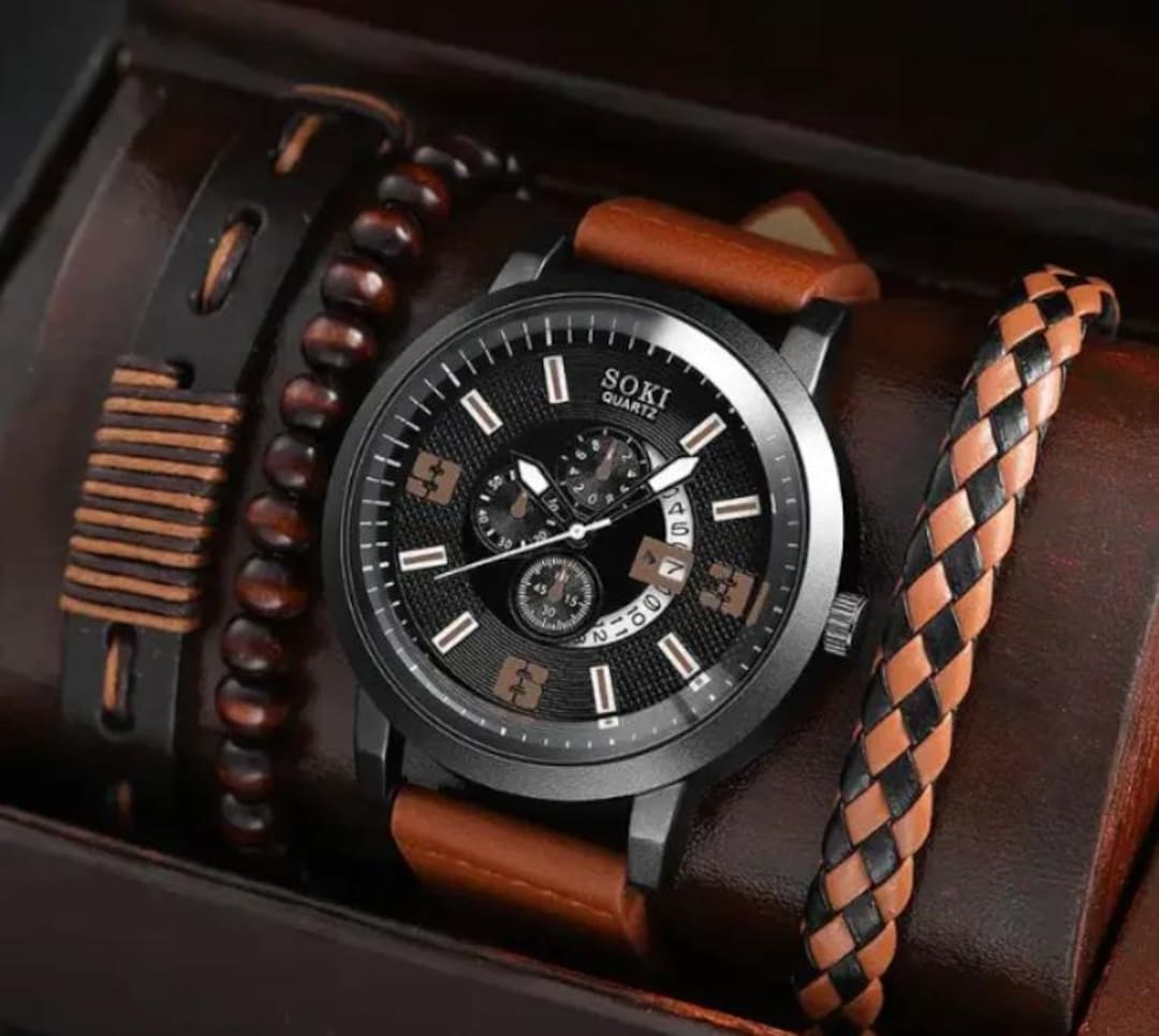 Custom Engraved Mens Watch | Personalized Anniversary, Father's Day ...