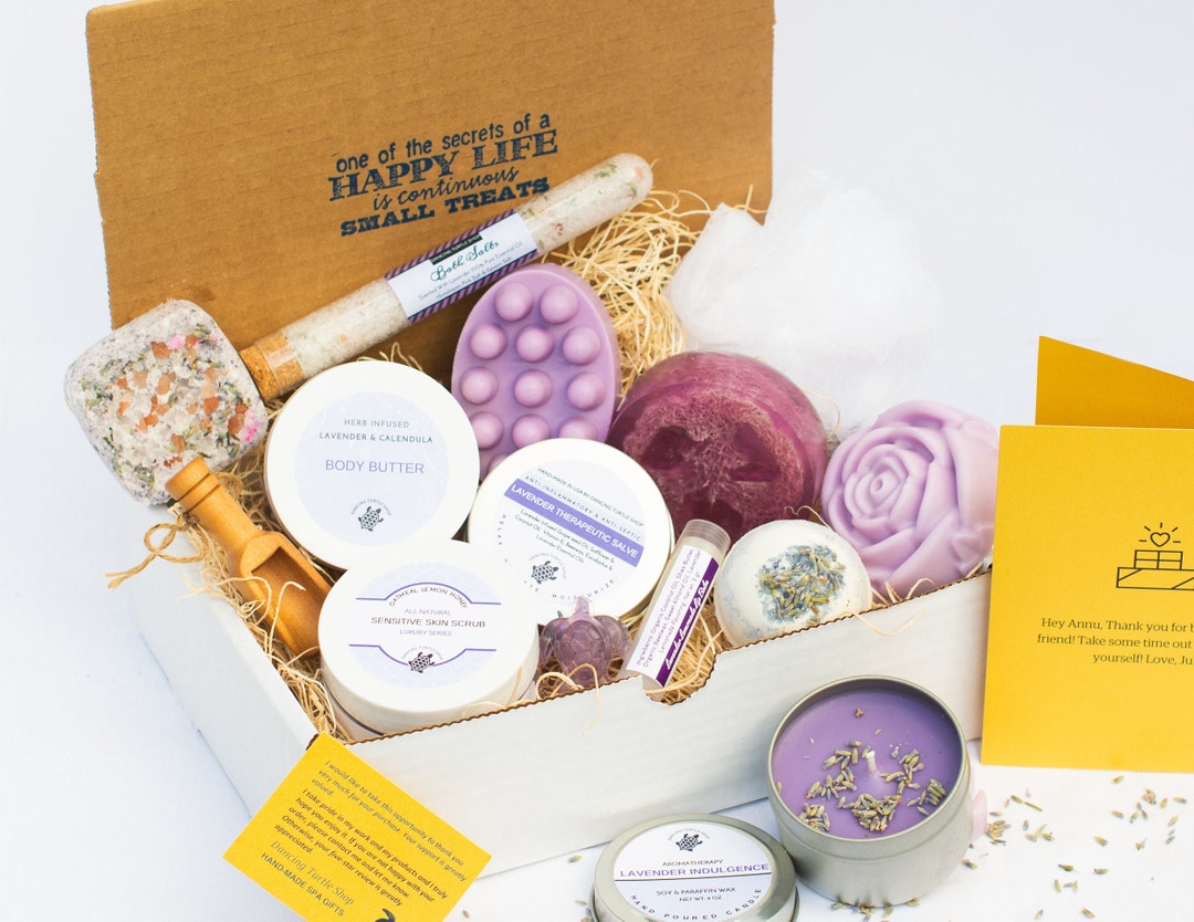 Christmas Gifts, Holiday Gift Basket, VIP Lavender Spa Gift Set ...