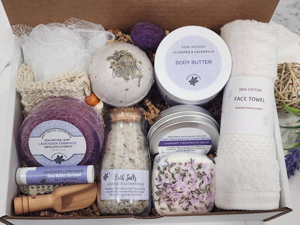Christmas Spa Basket - Etsy