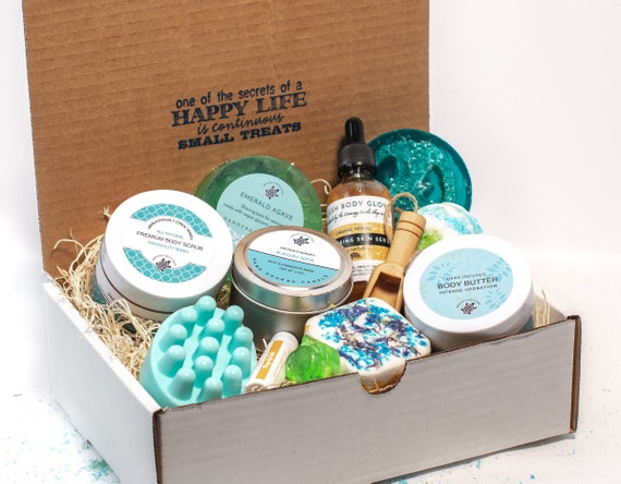 Organic Gift Set Personalized Gift Box Spa Basket Easter - Etsy