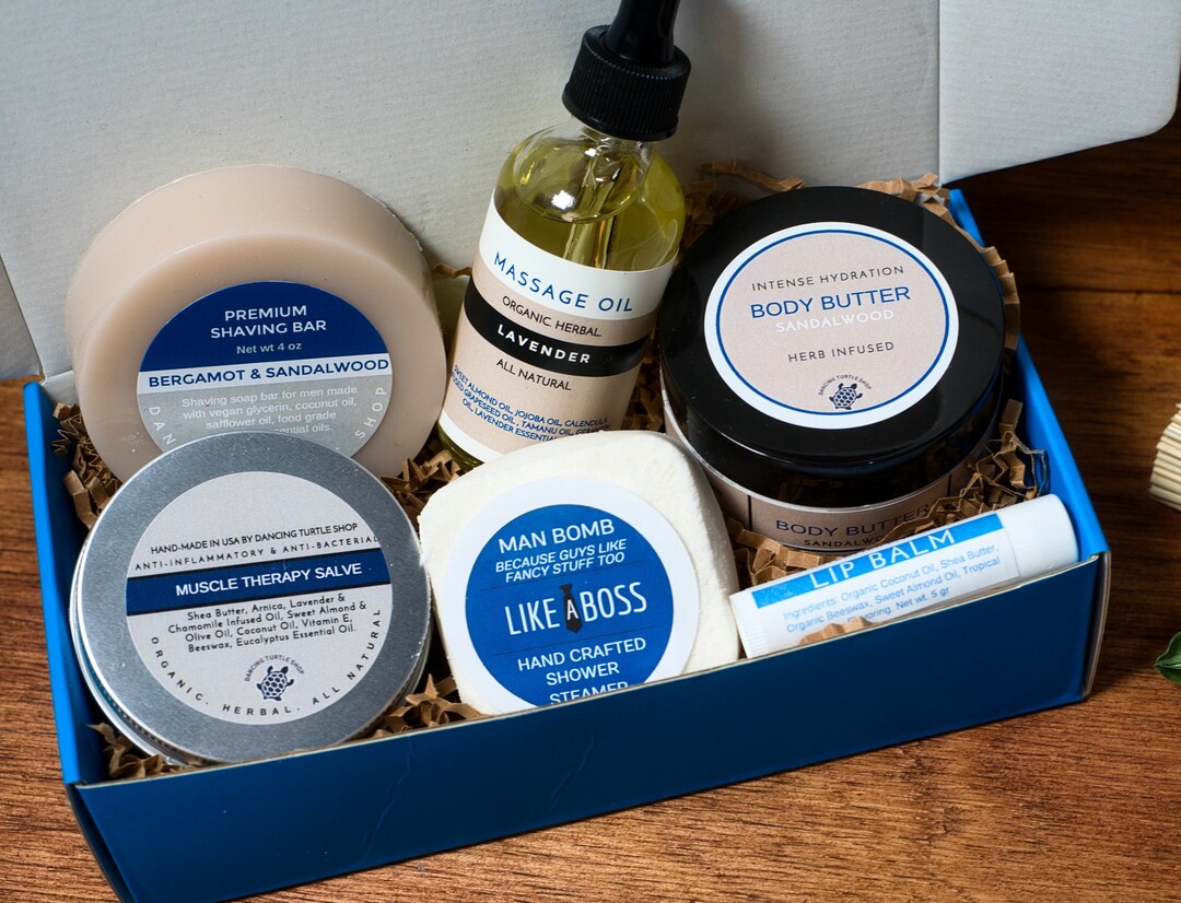 Man Gift Box, Christmas Gift for Men, Self Care for Him, Thank You Gift ...