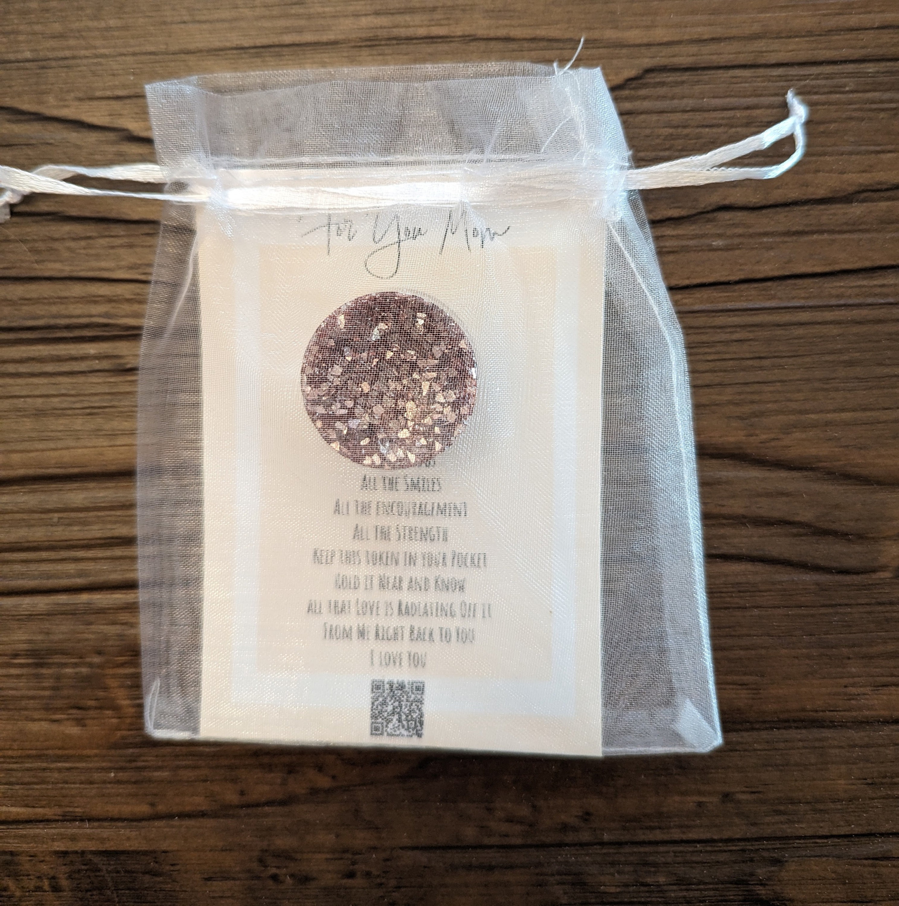 Resin Worry Stone, Anxiety Stone, Lucky Pocket Stone, Touch Stone With ...