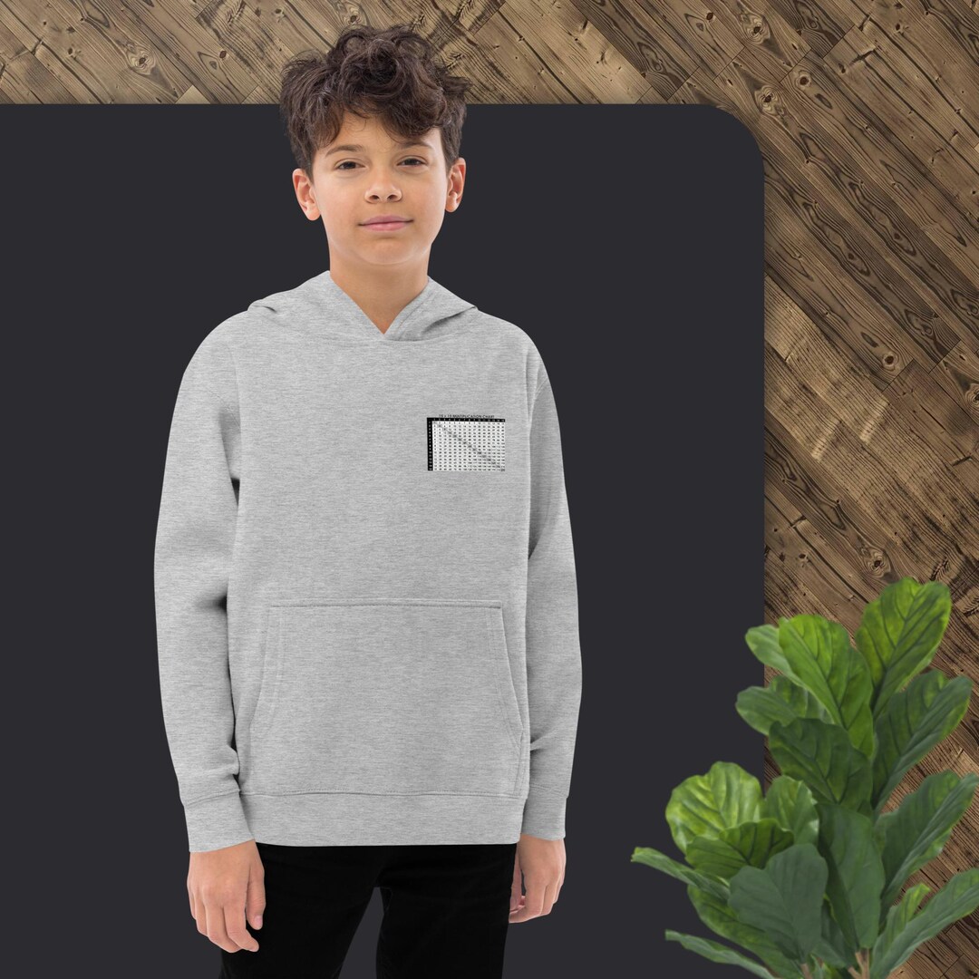 Cozy Multiplication Tables Hoodie for Kids | Educational Fleece ...